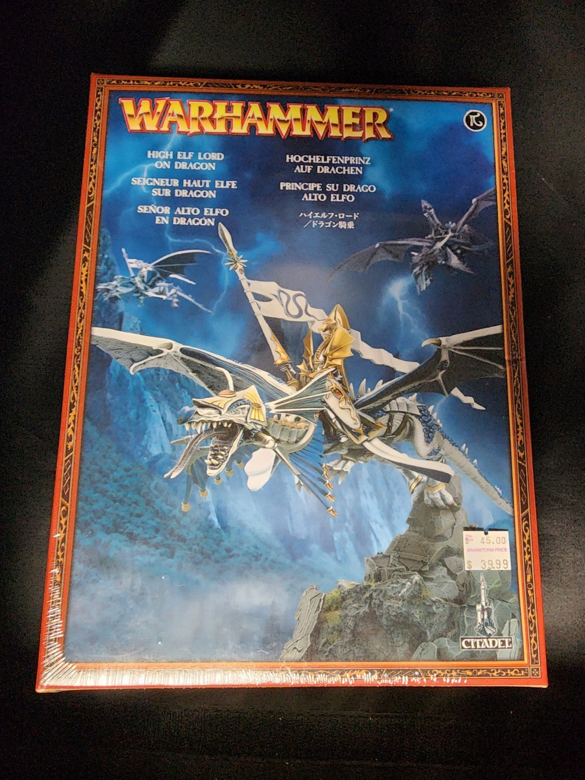 Warhammer Fantasy High Elf Lord On Dragon NIB SEALED OOP AoS The Old W ...