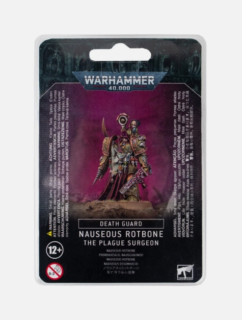 Death Guard Nauseous Rotbone the Plague Surgeon – Battlehammer Games